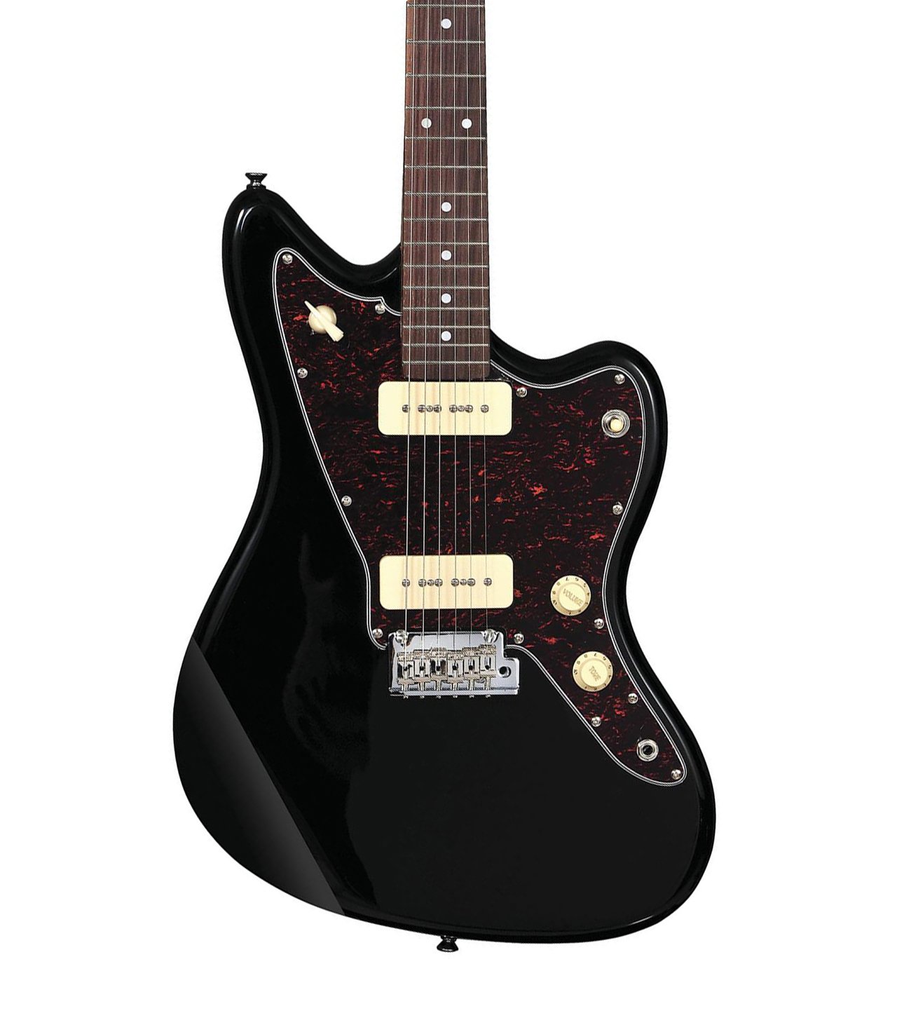 Guitarra Tagima Serie Woodstok TW-61 Jazzmaster Jaguar Preta Com Escudo ...