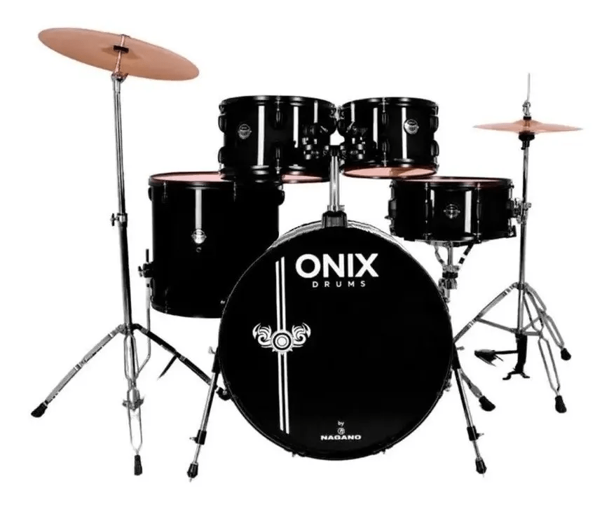 Bateria Acústica Nagano Onix Smart 22 Abk Com Banco E Pratos - Mercadão ...
