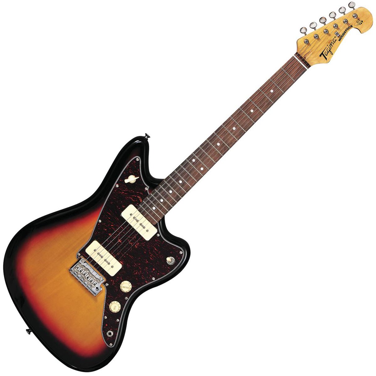 Guitarra Tagima Serie Woodstok TW-61 Jazzmaster Jaguar Sunburst ...
